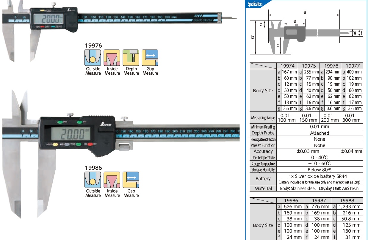 Ichiban Precision Sdn Bhd - Shinwa - Shinwa Digital Vernier Caliper Mini with Hold Function